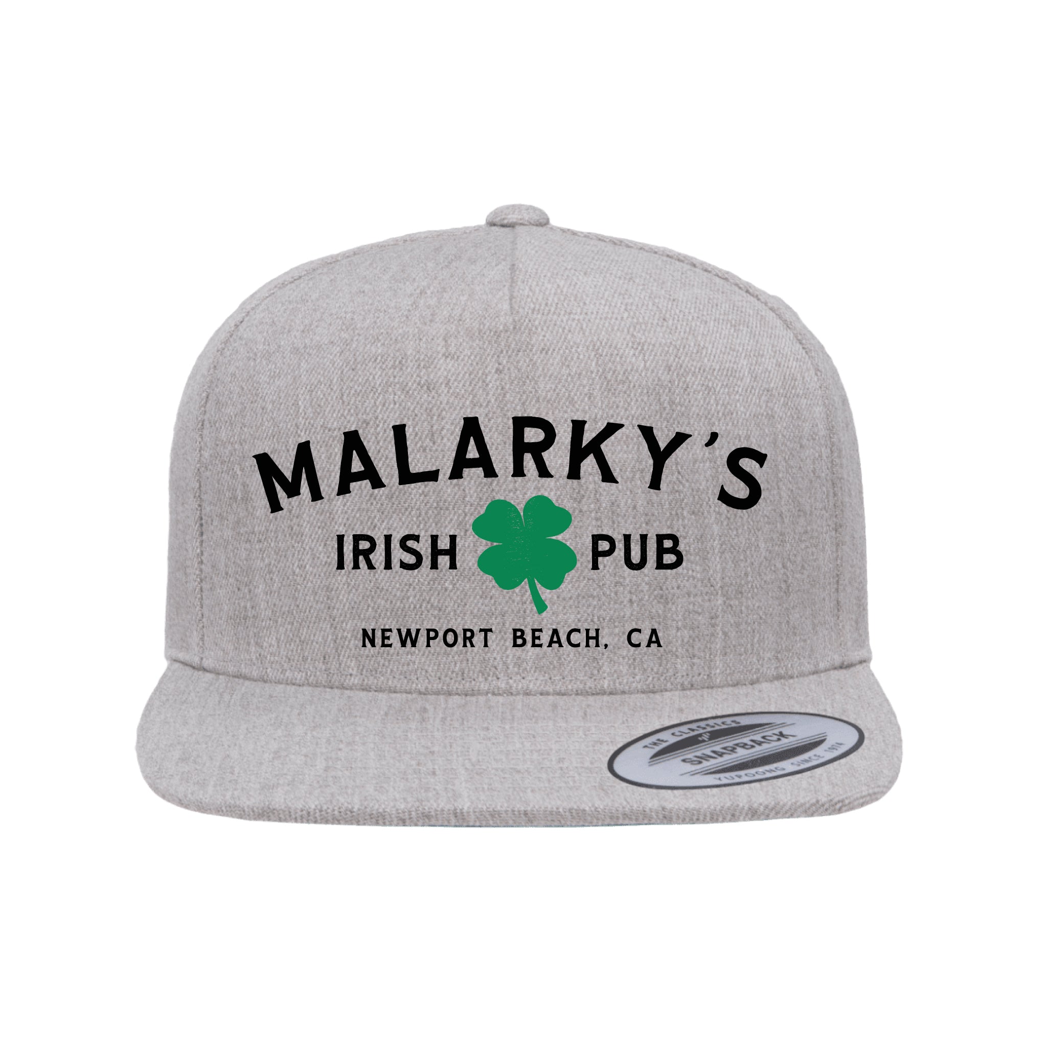 Classic Grey Snapback – Malarky's NB