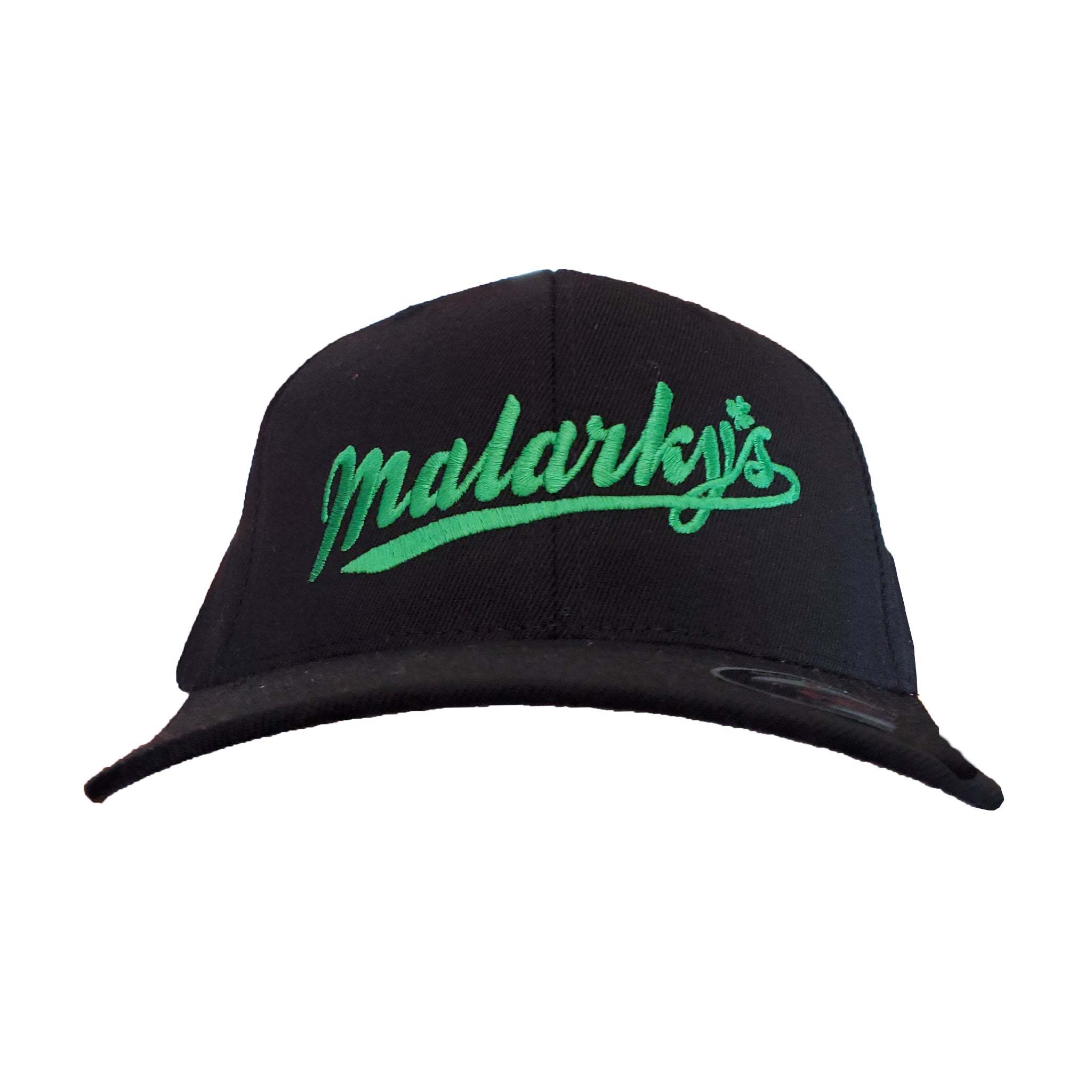 Black Fitted Hat – Malarky's NB